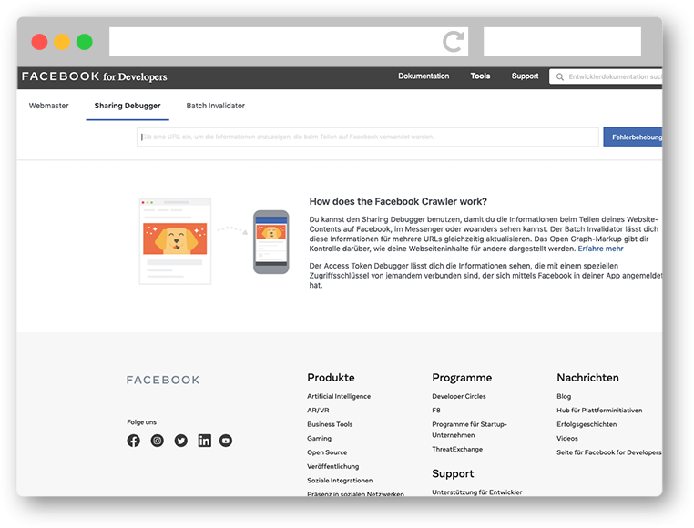 Anleitung: So nutzt du den Facebook Debugger, um Links und Bilder zu aktualisieren | acquisa